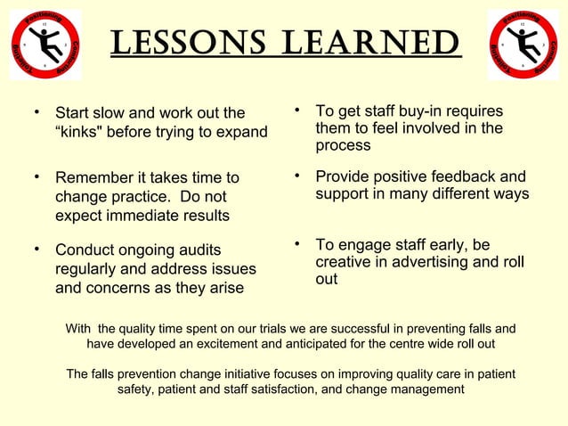 Hourly rounding – a falls prevention change initiative | PPT