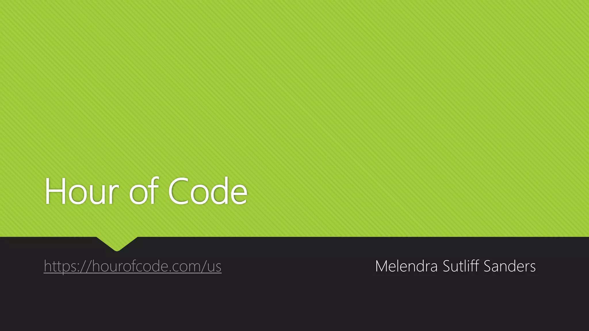 Beginning with Hour of Code at the Library | PPT