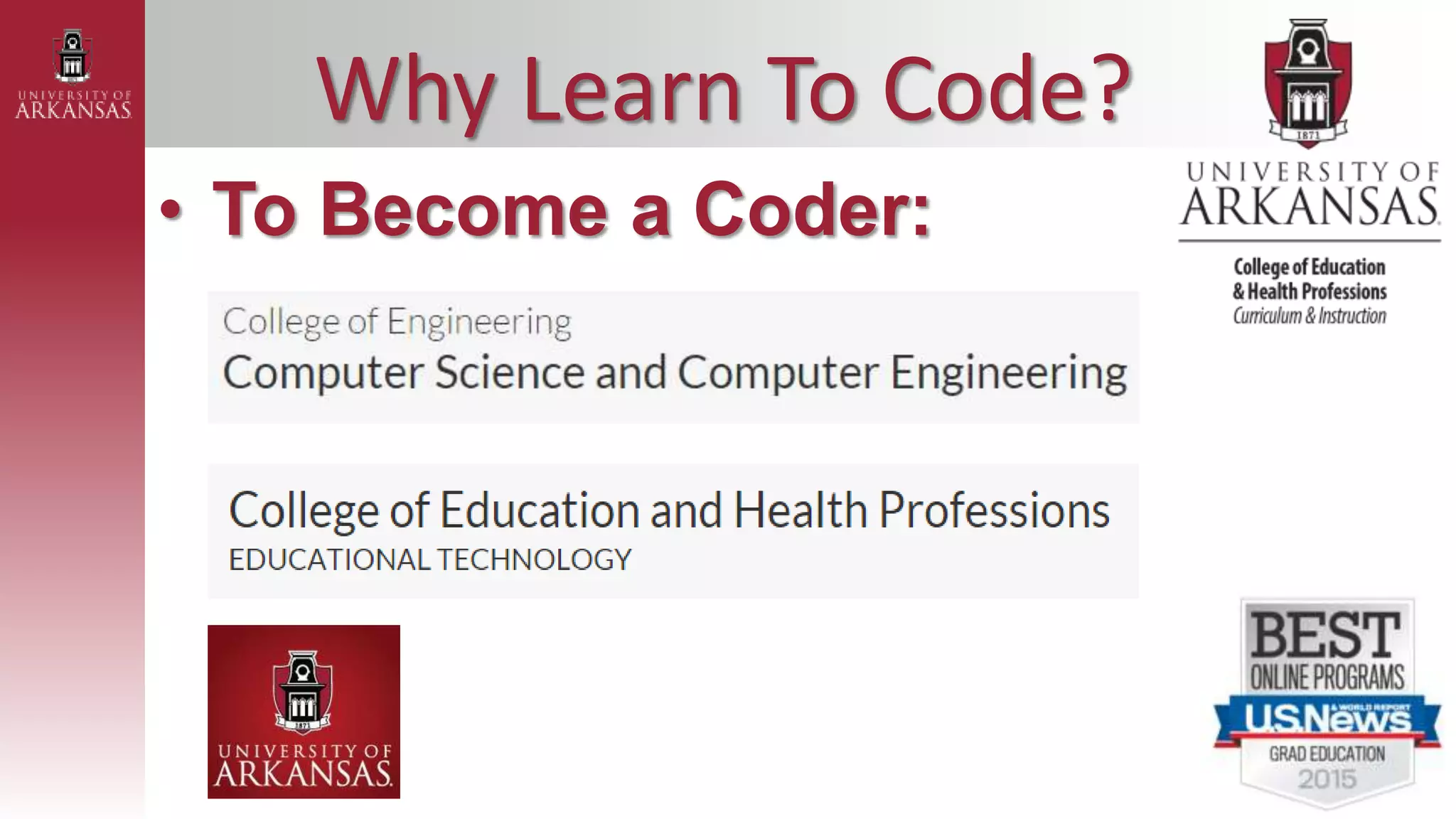 Teaching Coding in the Classroom | PPTX