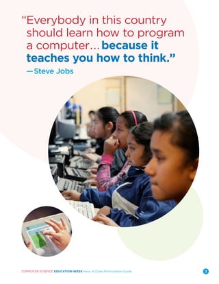 Hour of code handout for schools | PDF