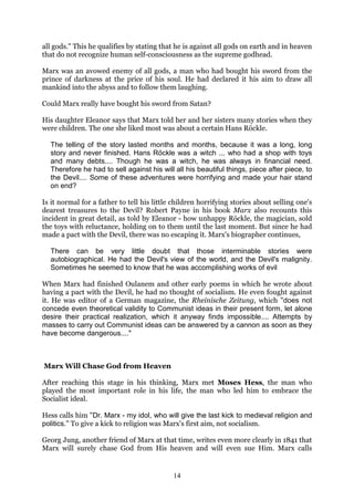 Hour of the time (Marx and Satan) - Richard Wurmbrand | PDF