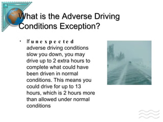 Hours of service regulations | PPT