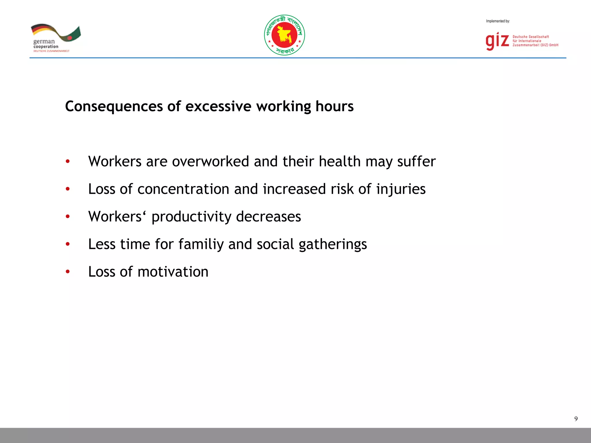 Hours of work | PDF