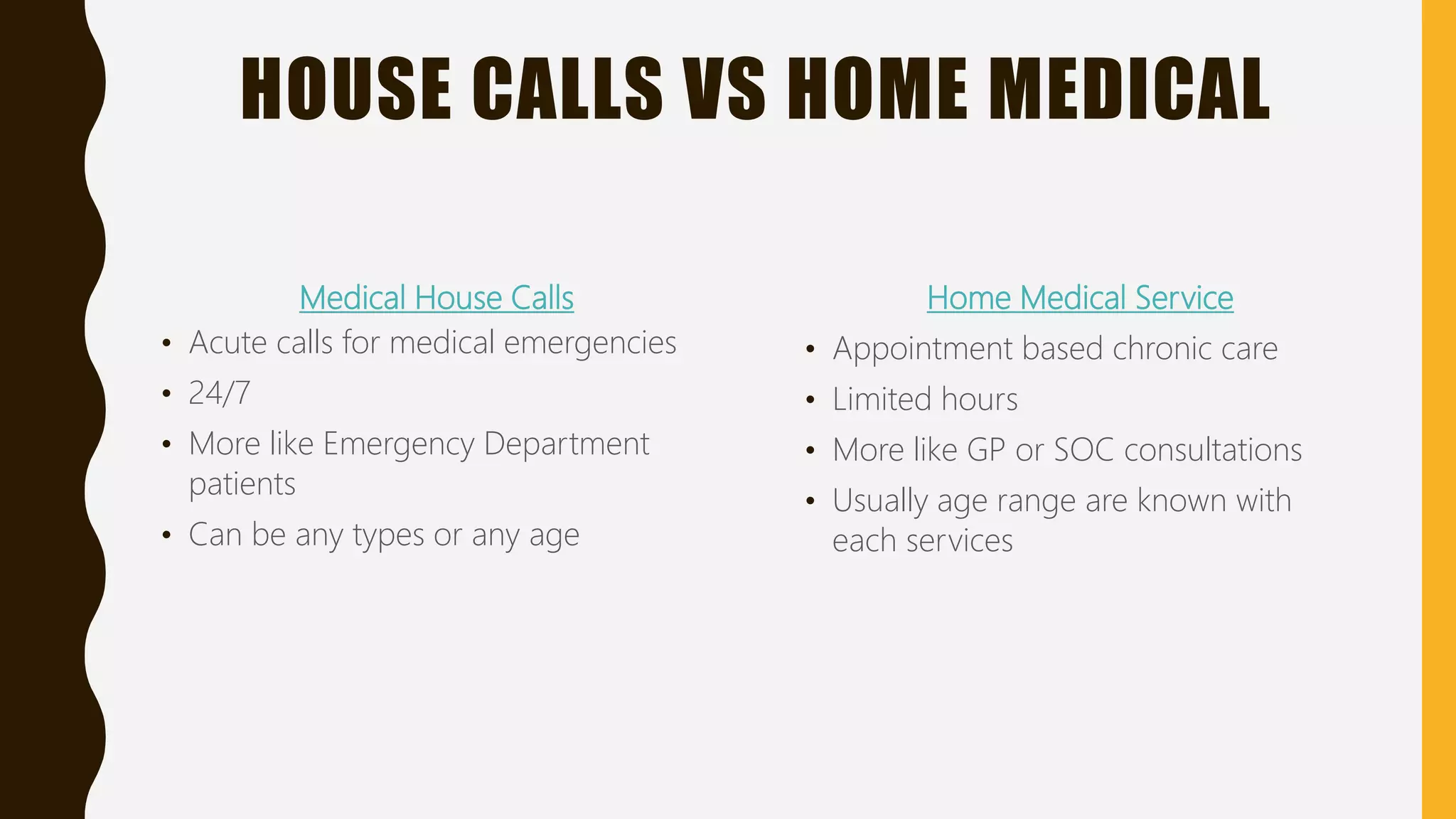 Housecalls 101 | PPT