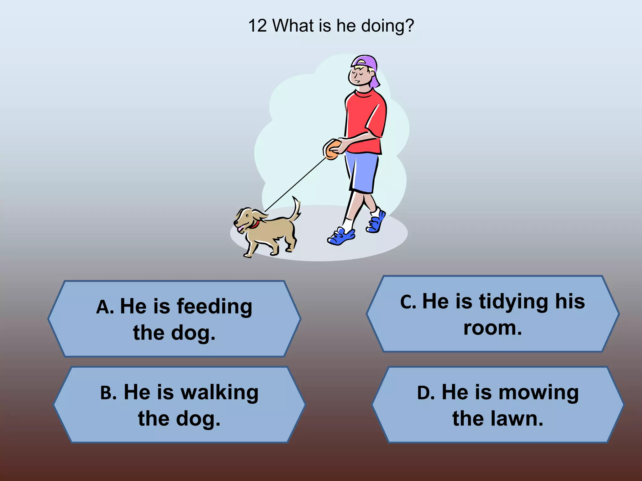 House Chores and Present Continuous Exercises | PPT