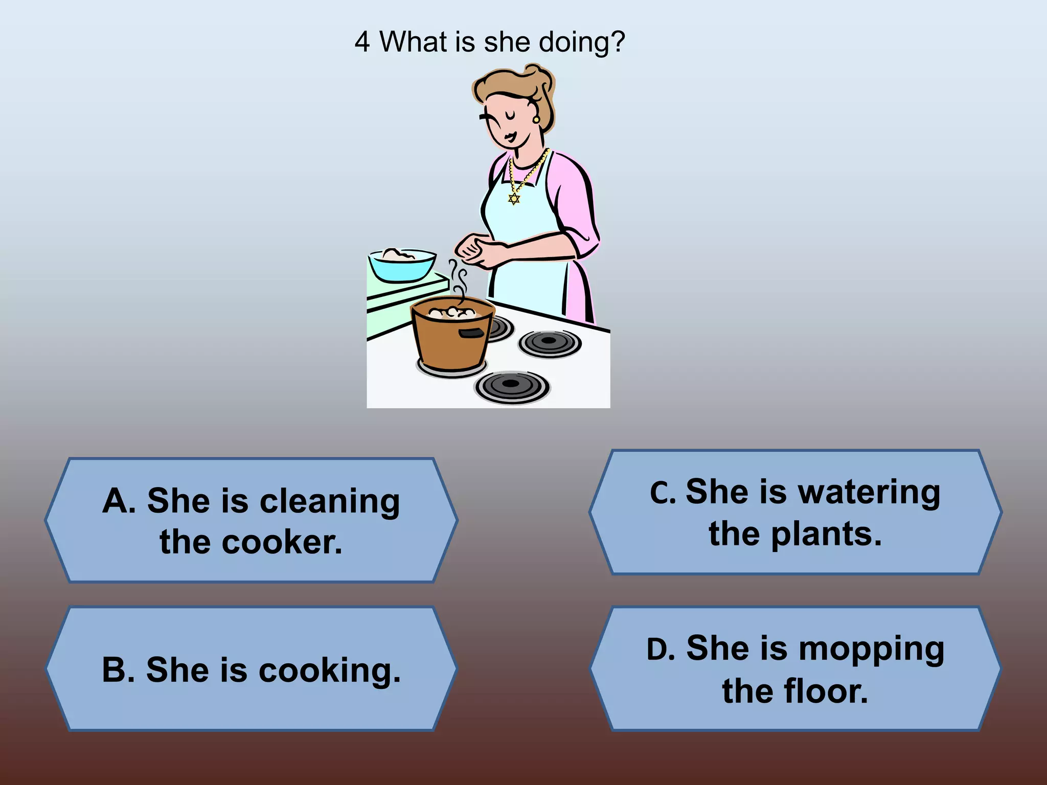 House Chores and Present Continuous Exercises | PPT | Bath and Shower ...