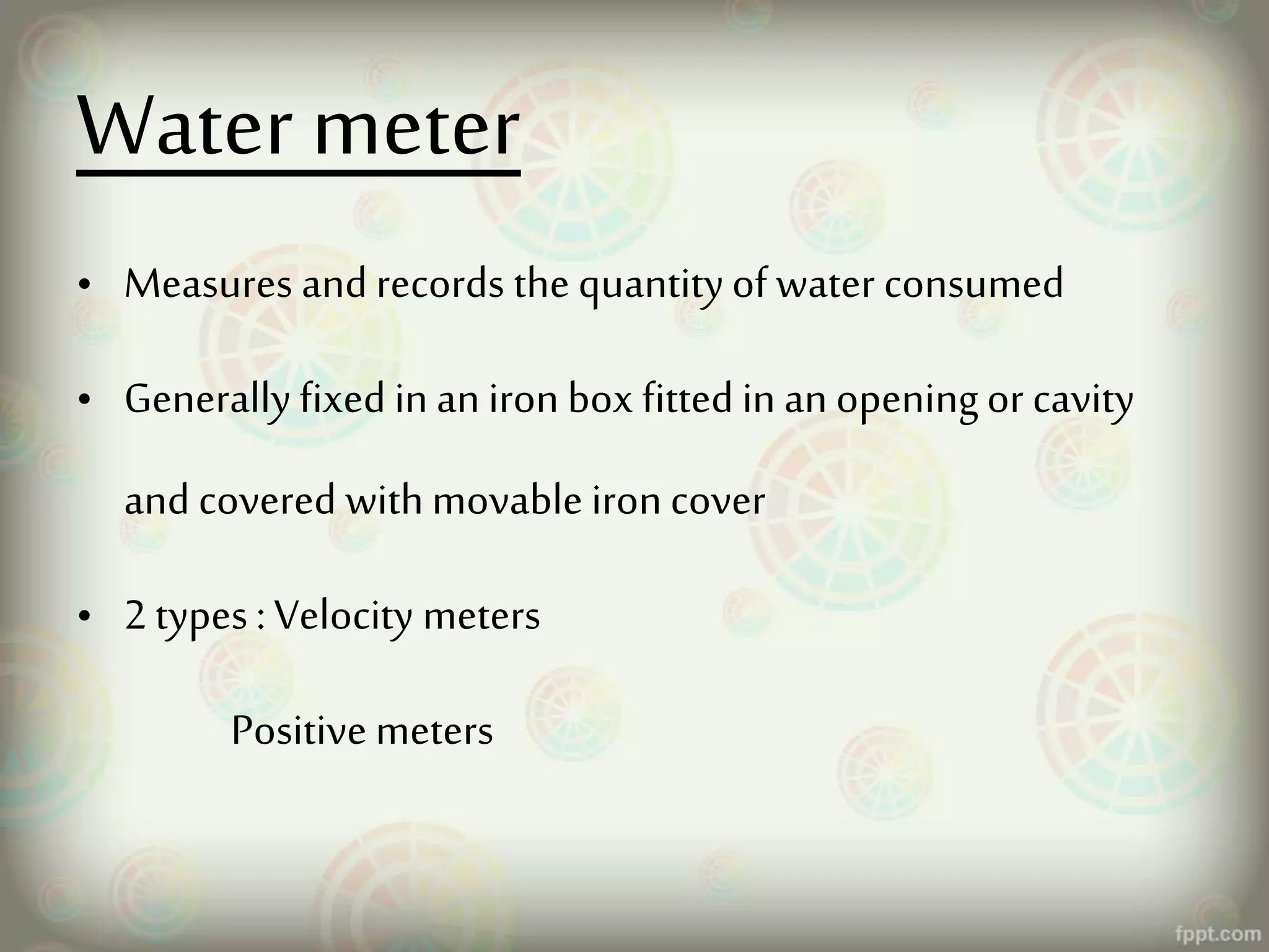 House connection from mains, laying and joints in pipes | PPTX