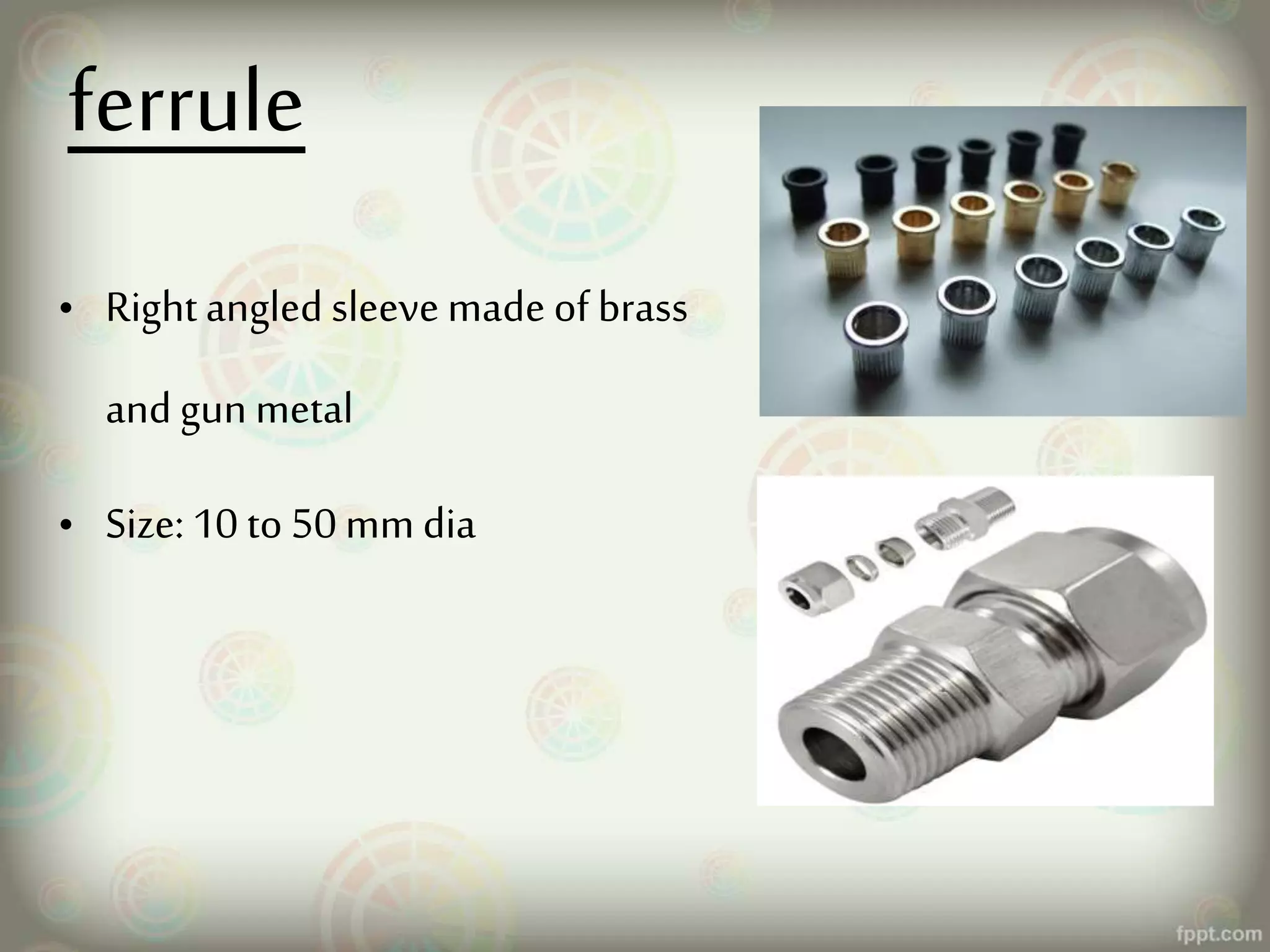 House connection from mains, laying and joints in pipes | PPTX