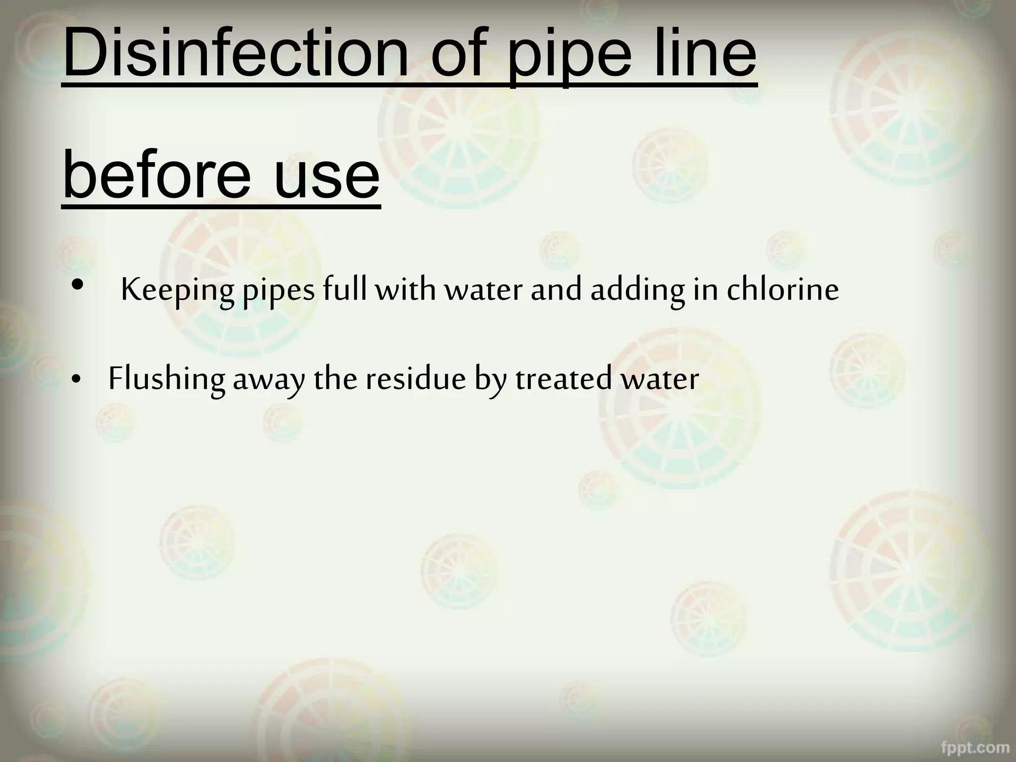 House connection from mains, laying and joints in pipes | PPTX