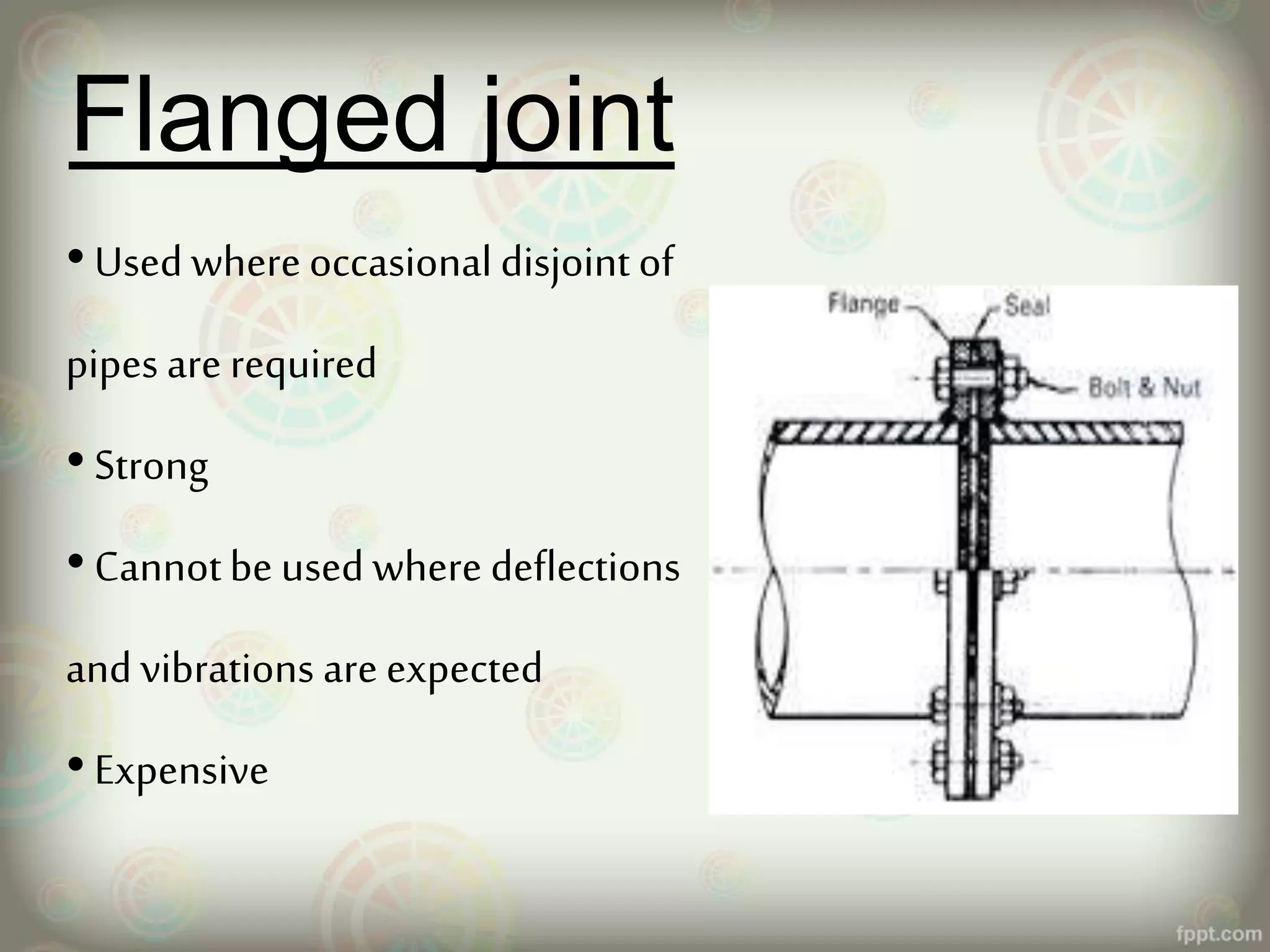 House connection from mains, laying and joints in pipes | PPTX