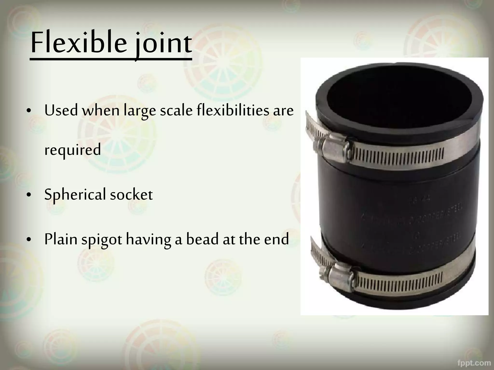 House connection from mains, laying and joints in pipes | PPTX