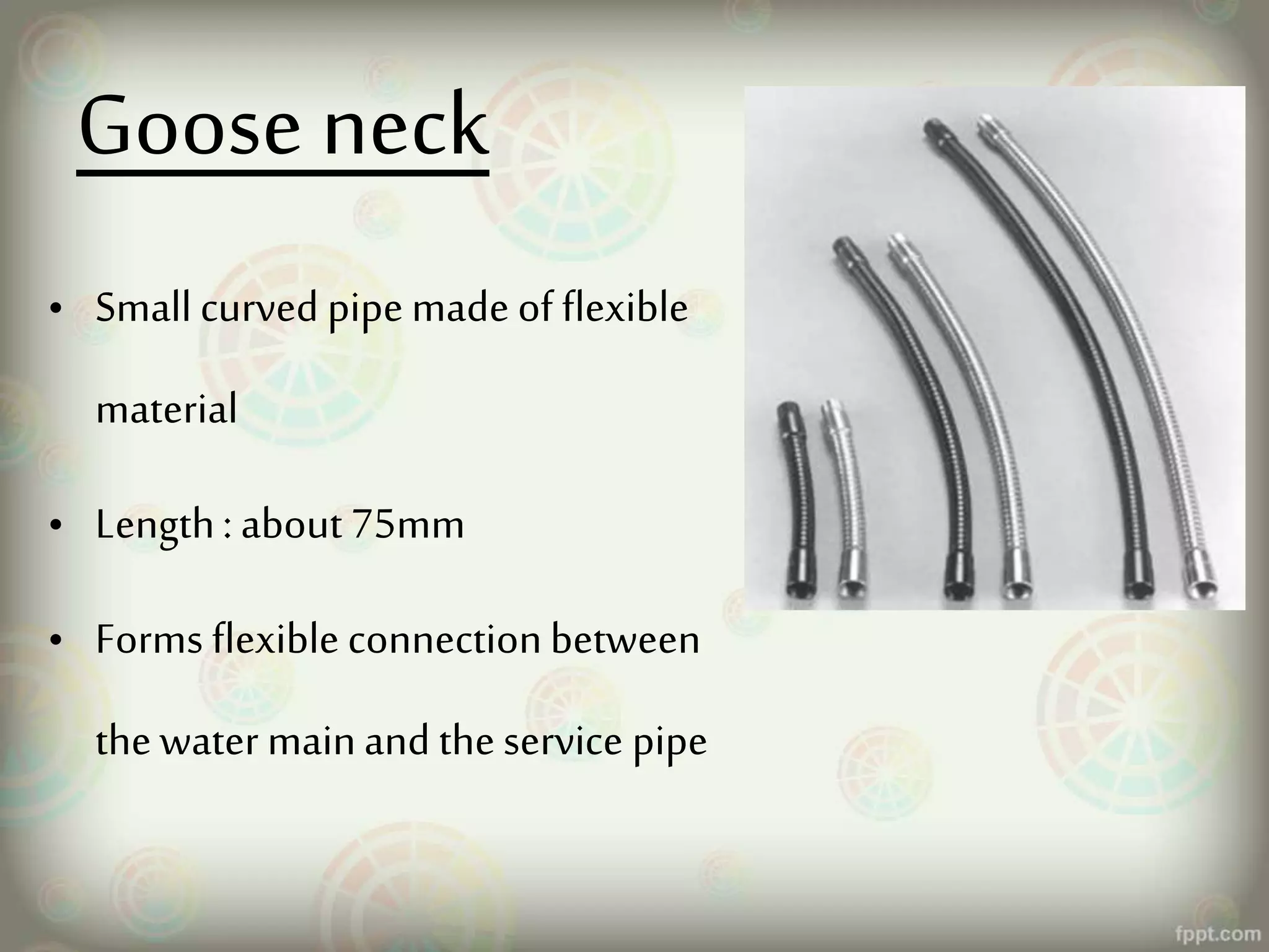 House connection from mains, laying and joints in pipes | PPTX