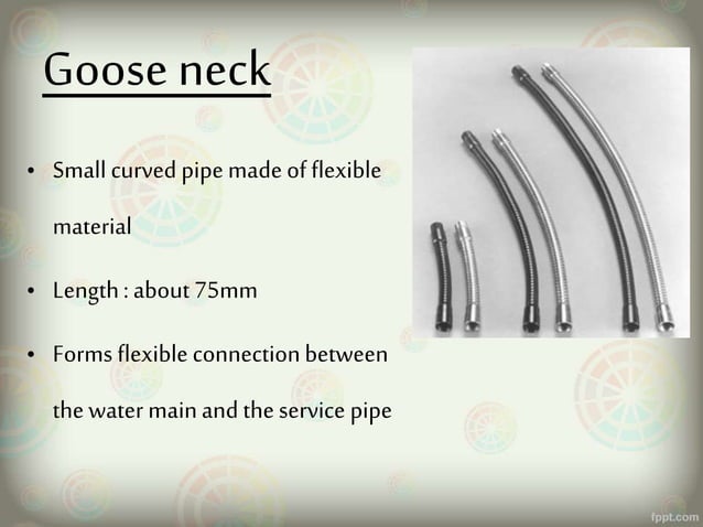 House connection from mains, laying and joints in pipes | PPTX | Water ...