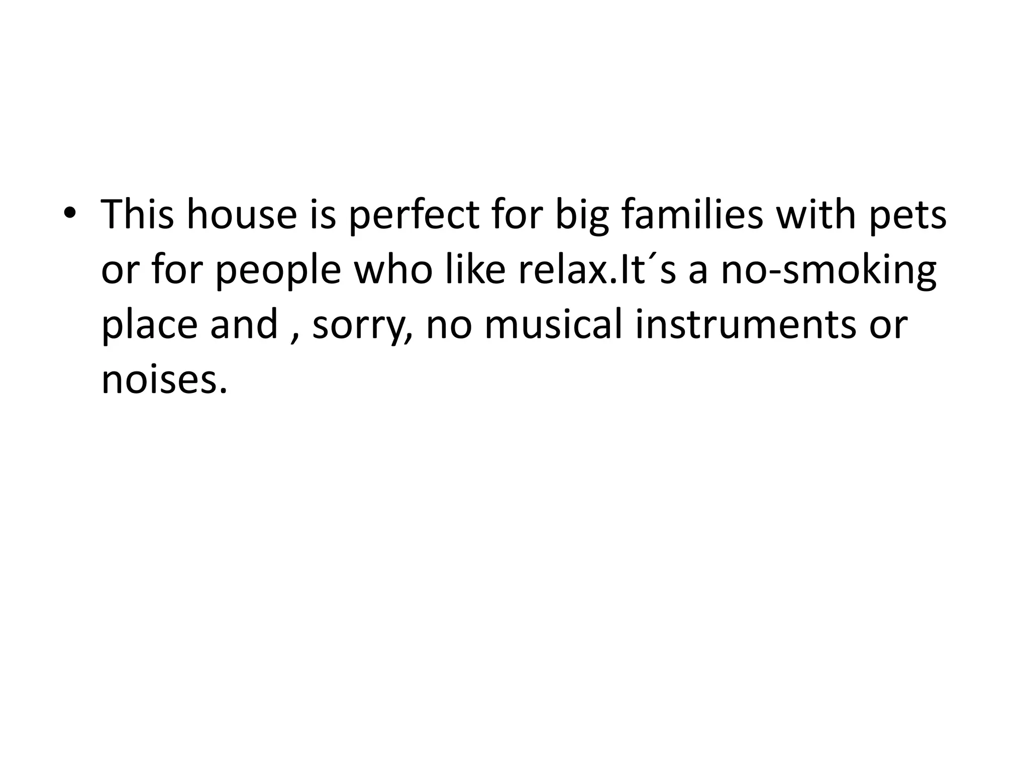 House descriptions int1ºf g | PDF | Houses | Real Estate