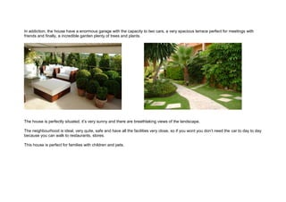 House descriptions int1ºf g | PDF | Houses | Real Estate