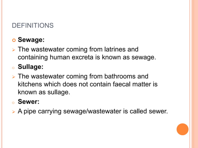 House drainage system | PPT