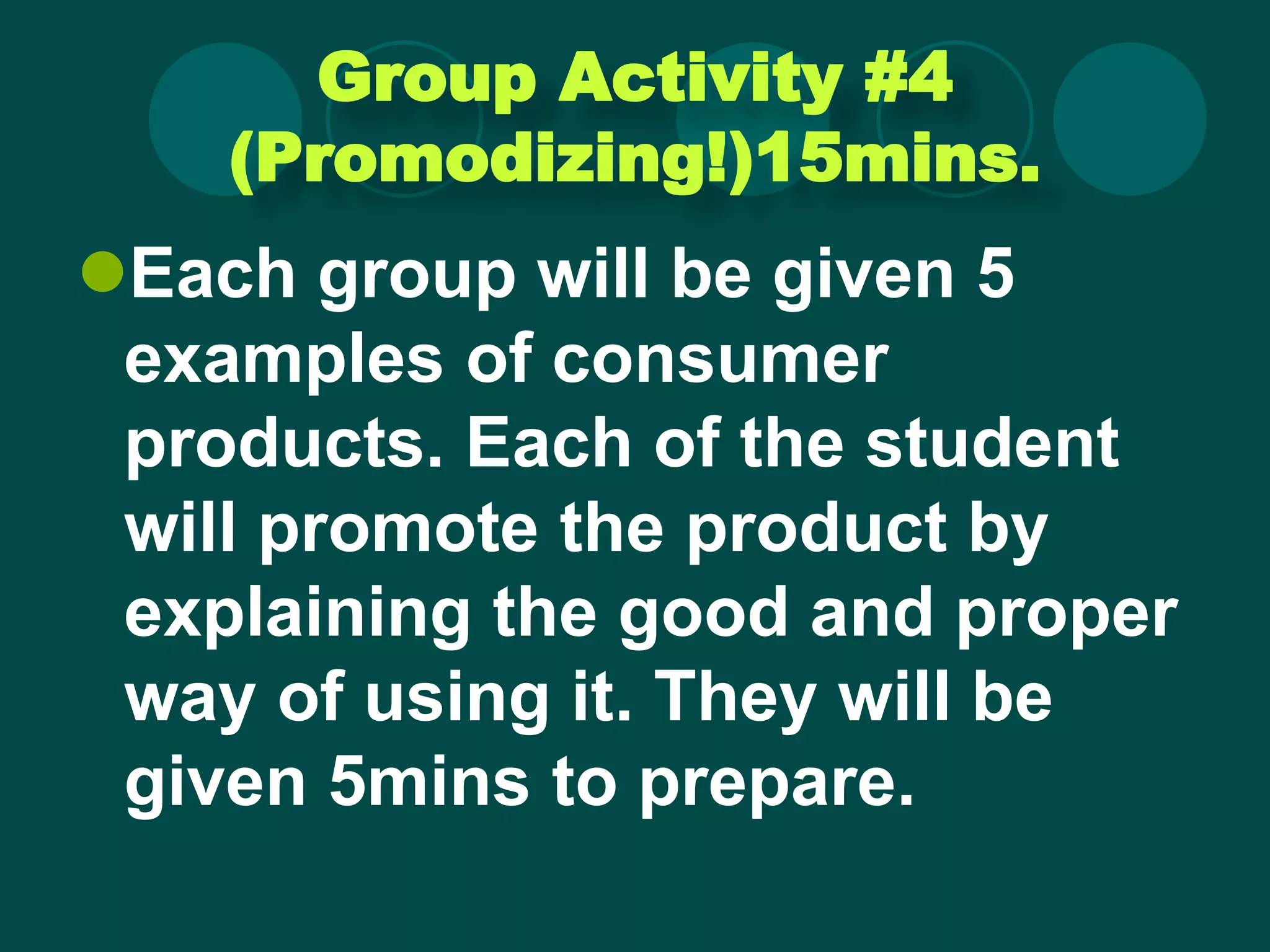 Household and personal care products | PPTX