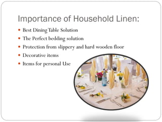 Household linen | PDF