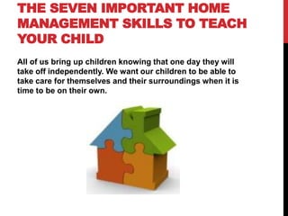 Household management | PPTX