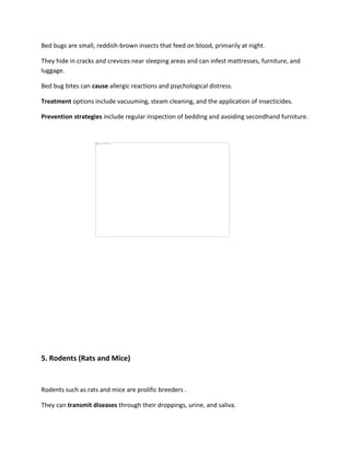 Household pests -assignment-Entomology... | DOCX
