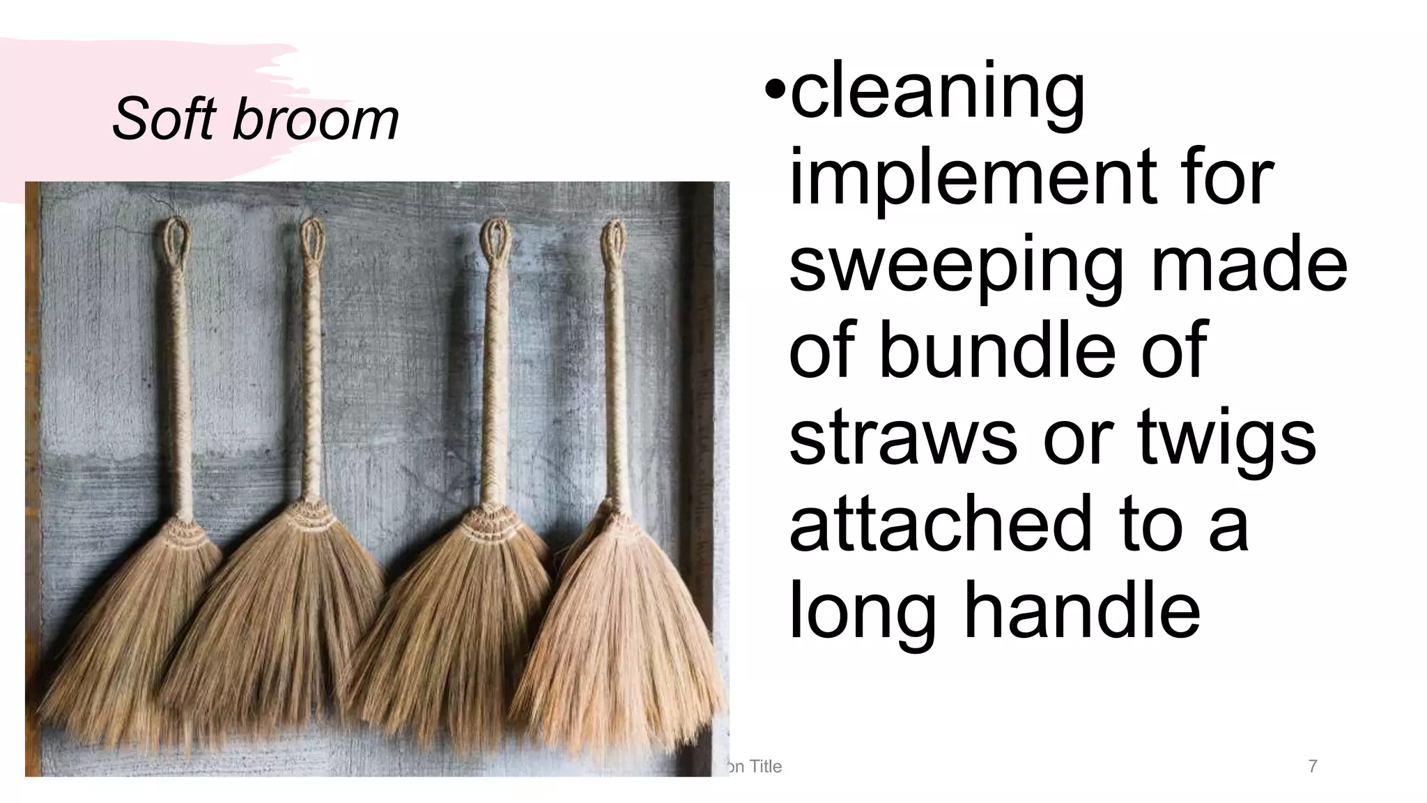 TYPES AND USES OF CLEANING TOOLS, EQUIPMENT, SUPPLIES AND MATERIALS.pptx