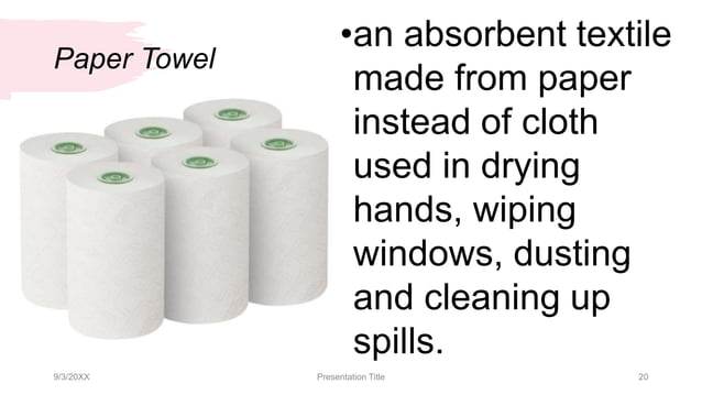 TYPES AND USES OF CLEANING TOOLS, EQUIPMENT, SUPPLIES AND MATERIALS.pptx