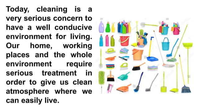 TYPES AND USES OF CLEANING TOOLS, EQUIPMENT, SUPPLIES AND MATERIALS.pptx