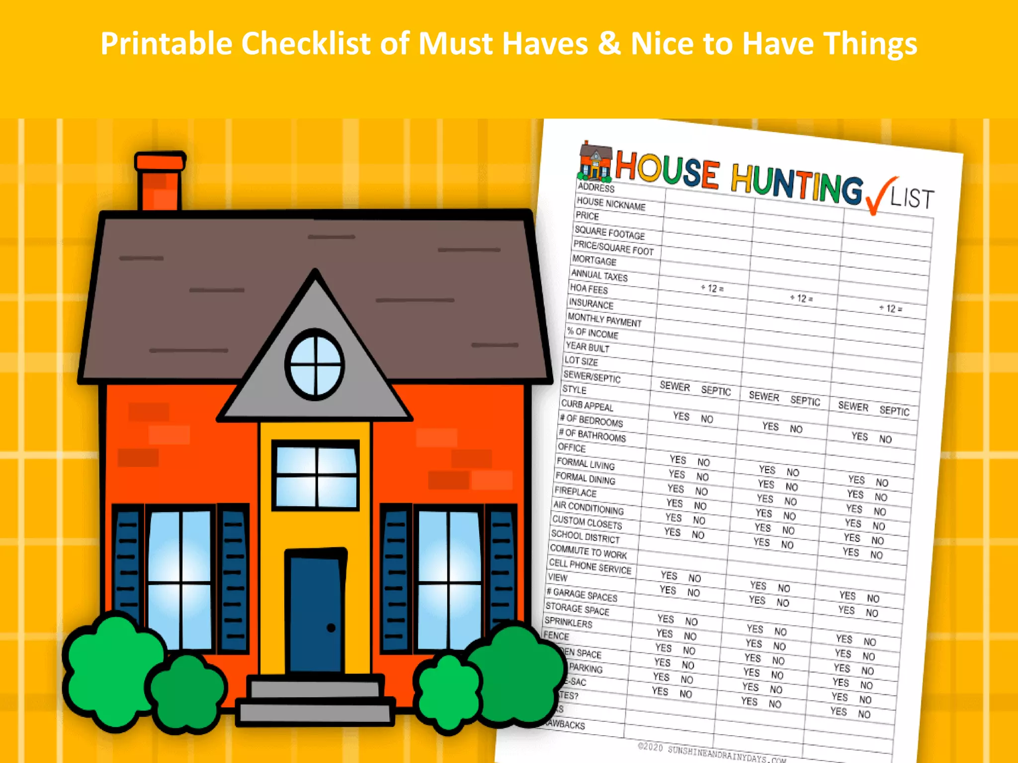 House Hunting Checklist - usmortgage | PDF