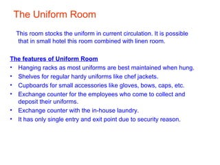 Layour of Housekeeping Department | PPT