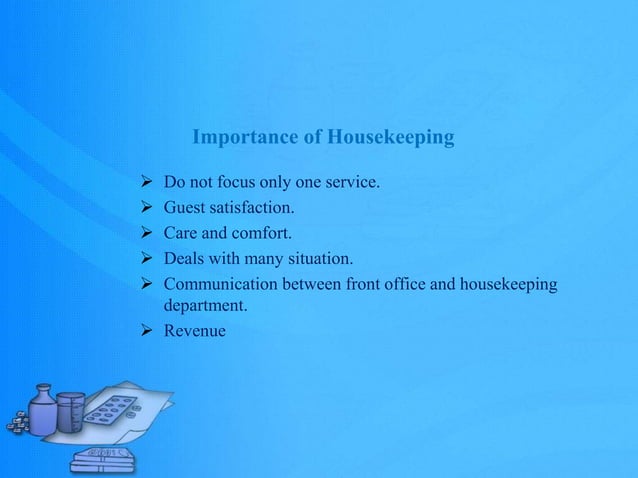Housekeeping importance and function | PPTX