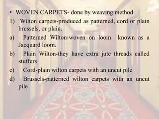 Carpets | PPTX