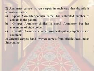 Carpets | PPTX