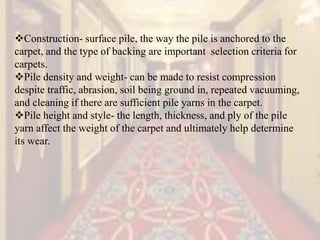 Carpets | PPTX