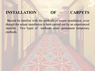 Carpets | PPTX