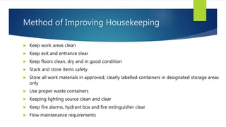 Housekeeping | PPTX