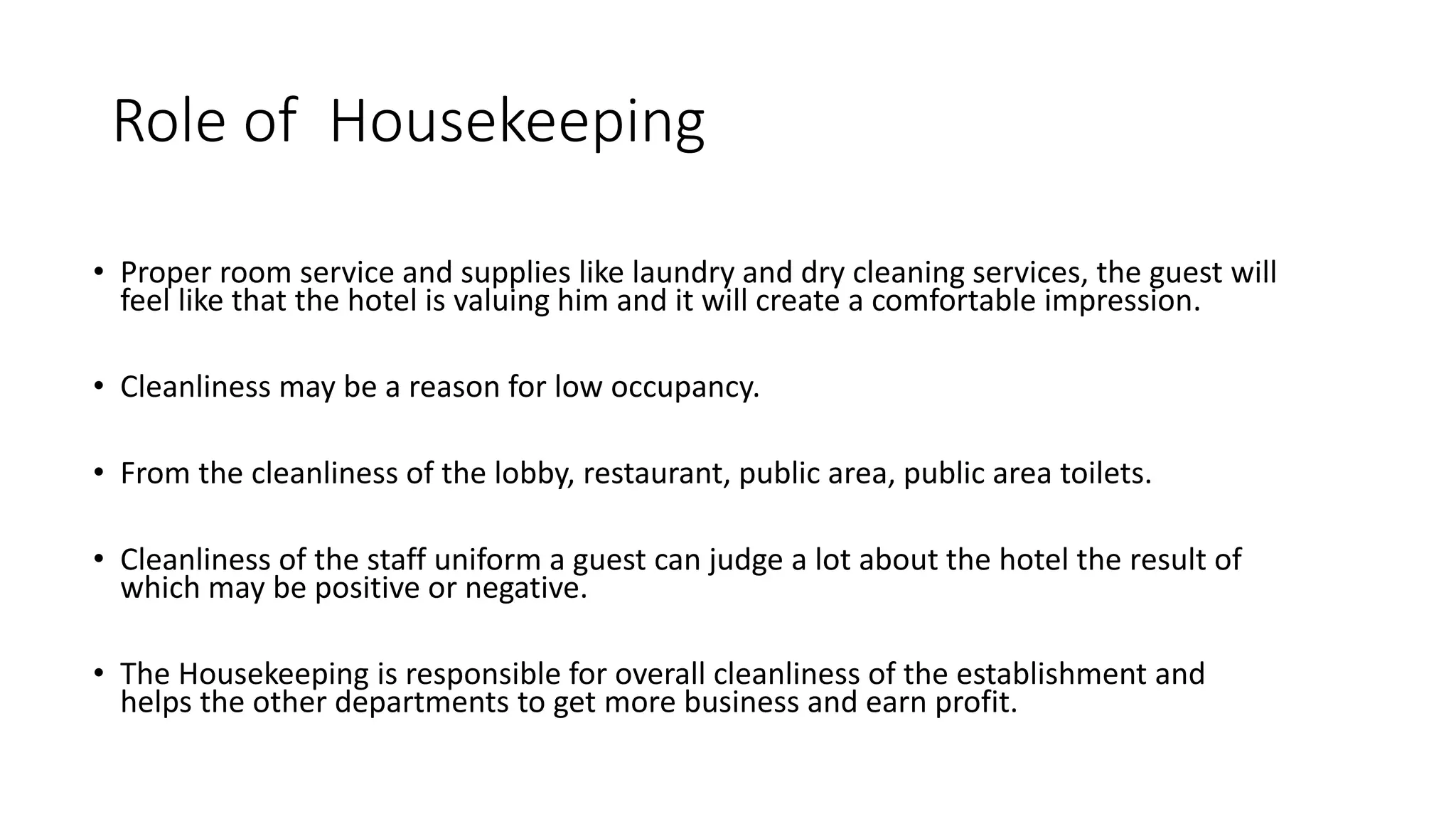 Housekeeping | PPTX