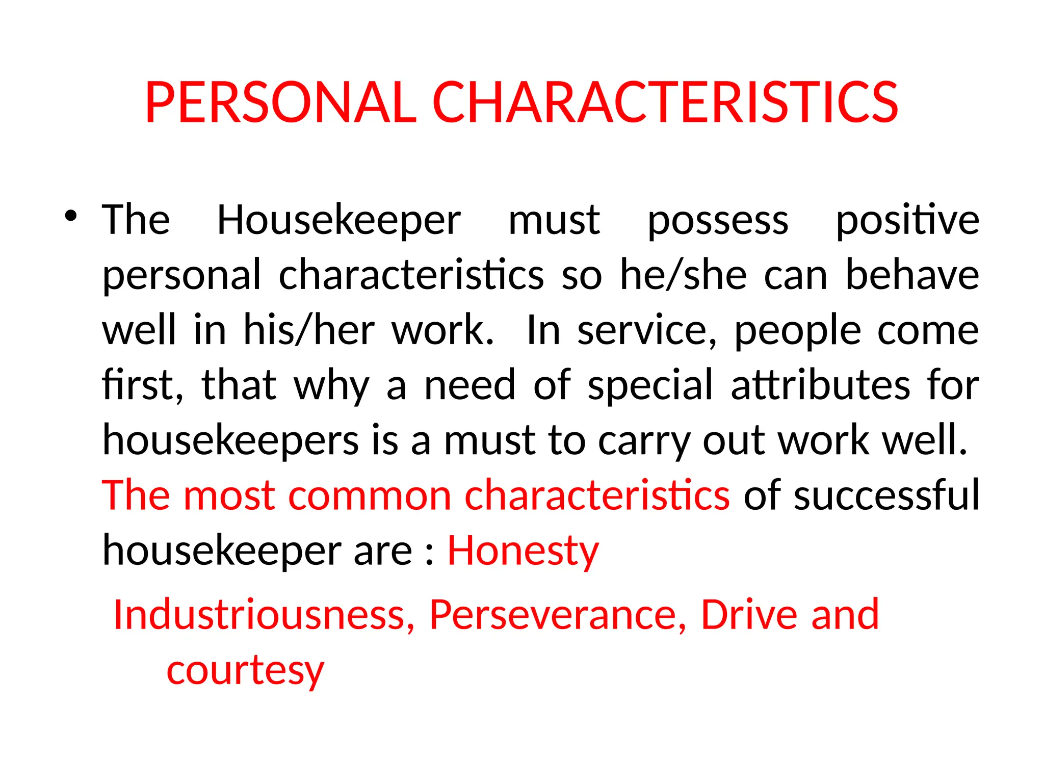Housekeeping-ProfileHousekeeping-Profile.pptx