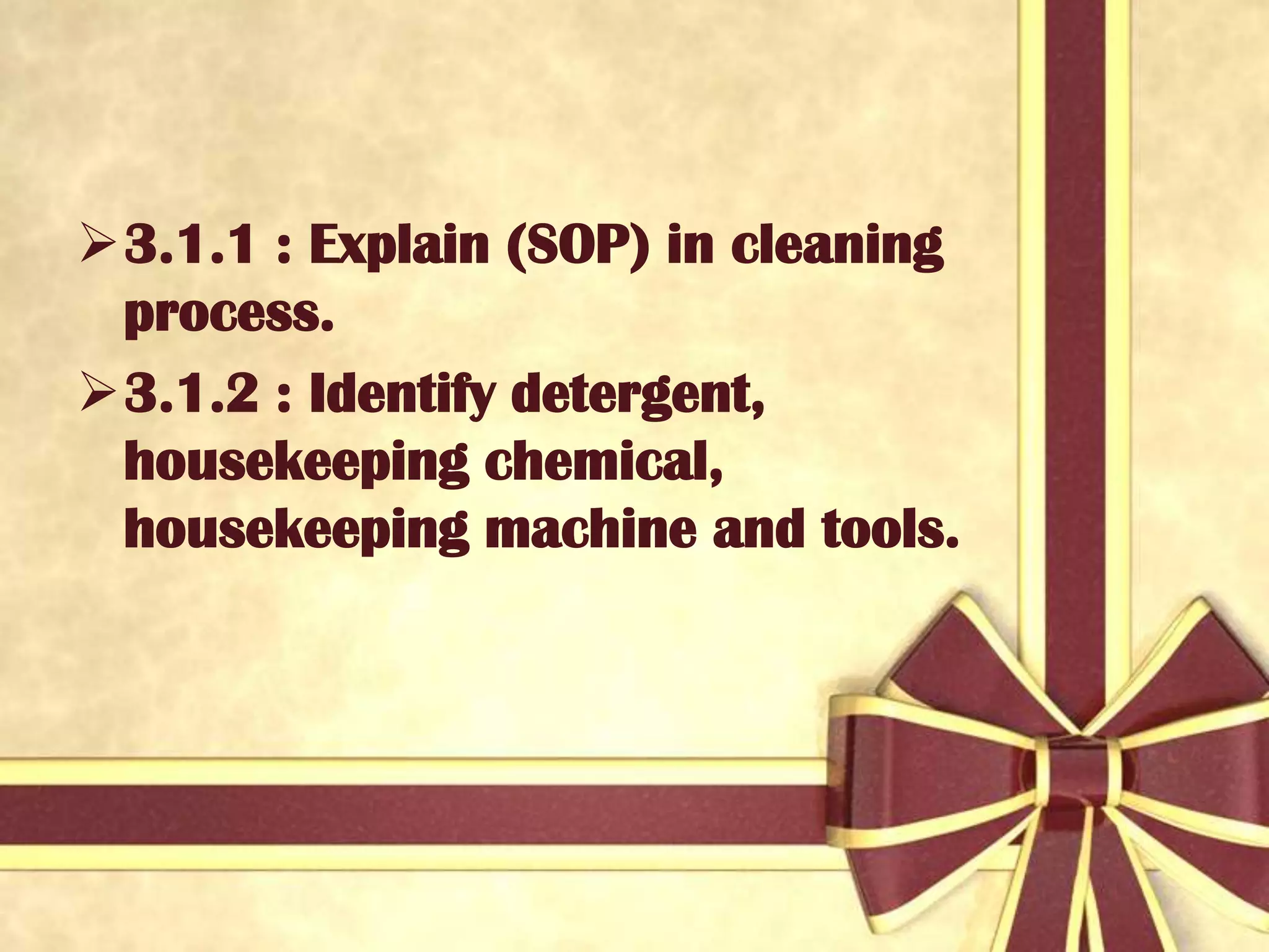 3.1 Cleaning and Maintenance | PPTX