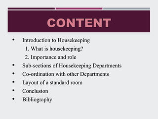 Housekeeping2 | PPT