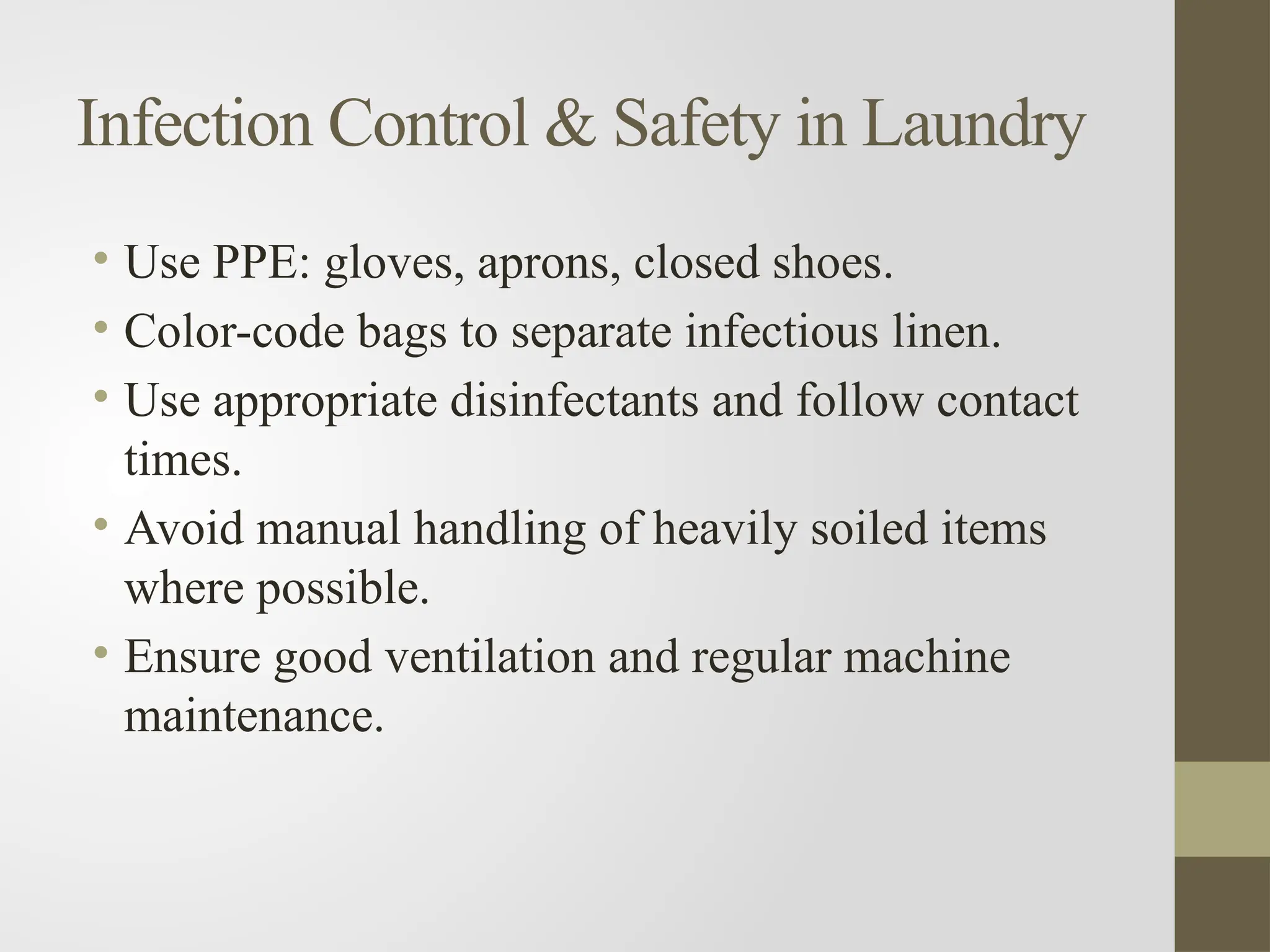 Housekeeping 3 laundry (1).pOWER POINT PRESENTATION | PPTX