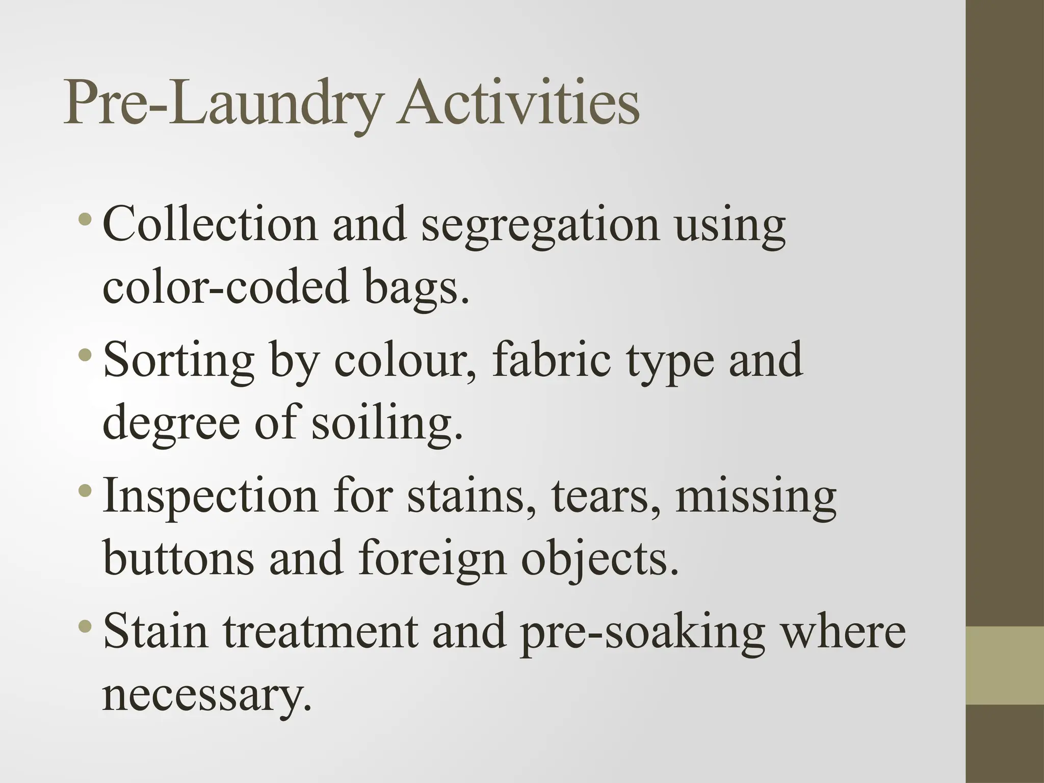 Housekeeping 3 laundry (1).pOWER POINT PRESENTATION | PPTX