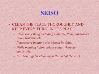 5S for good office environment and neaat | PPT