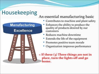 House keeping, and the audit | PPT