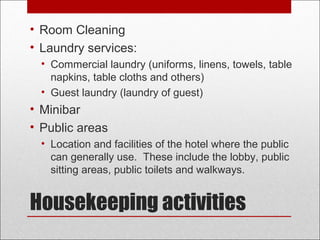 House keeping basics | PPT
