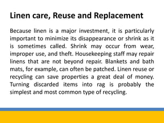 Housekeeping ch 11 | PPTX