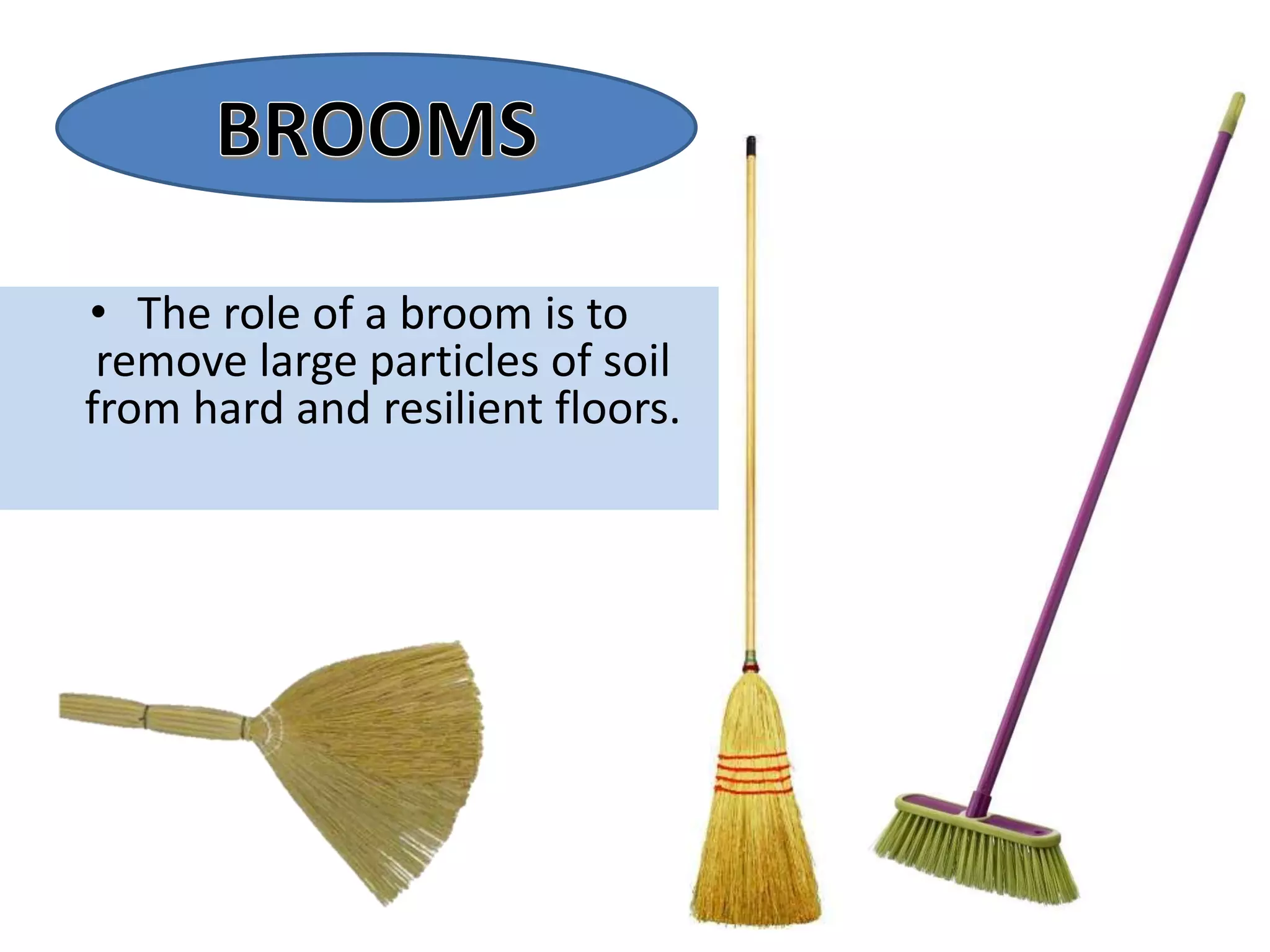 Housekeeping cleaning supplies, tools and equipments | PPTX