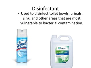 Housekeeping cleaning supplies, tools and equipments | PPTX