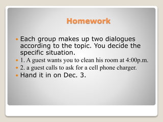 Housekeeping department (basics) | PPTX