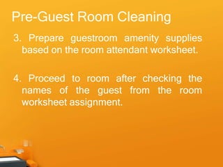 Housekeeping dept. | PPTX