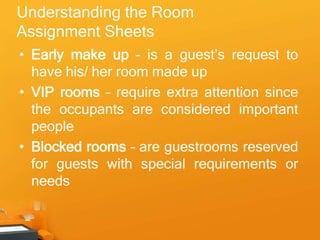 Housekeeping dept. | PPTX